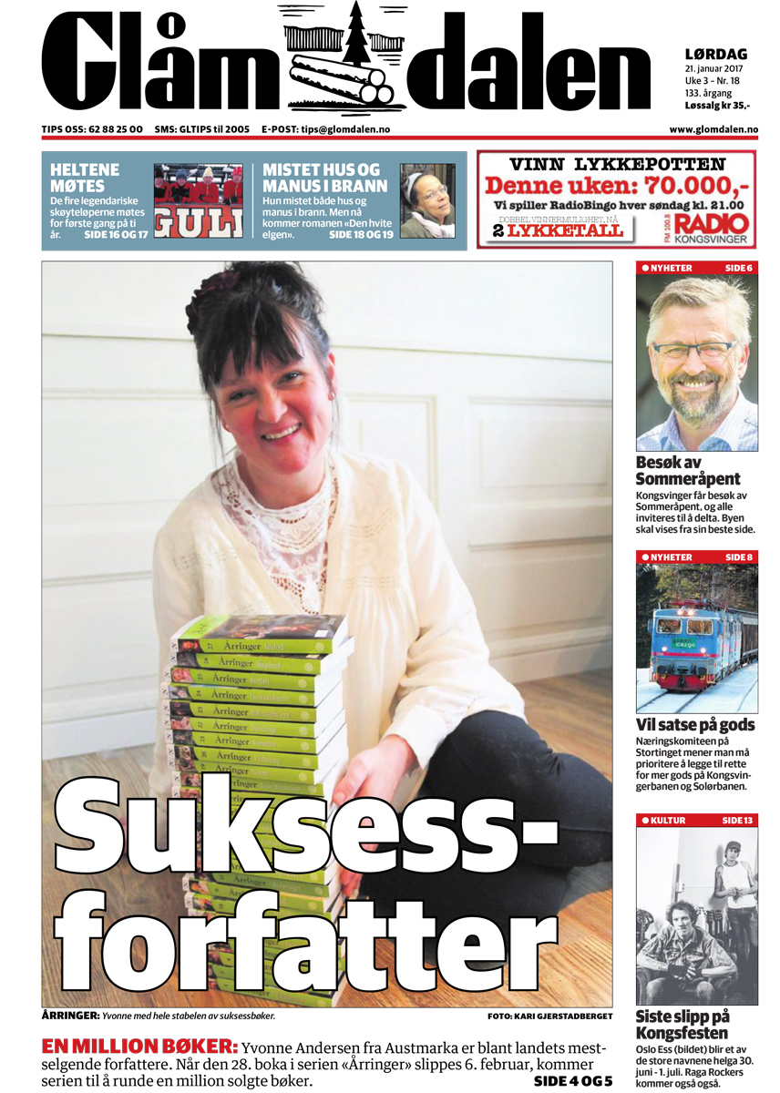 Hurra for Årringer – 1 million bøker! - Serieliv