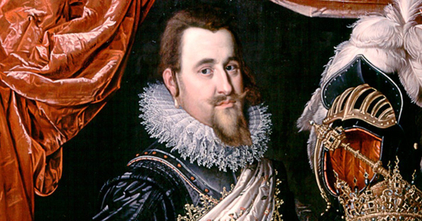 Kong Christian IV av Danmark-Norge på bryllup utenfor Bergen